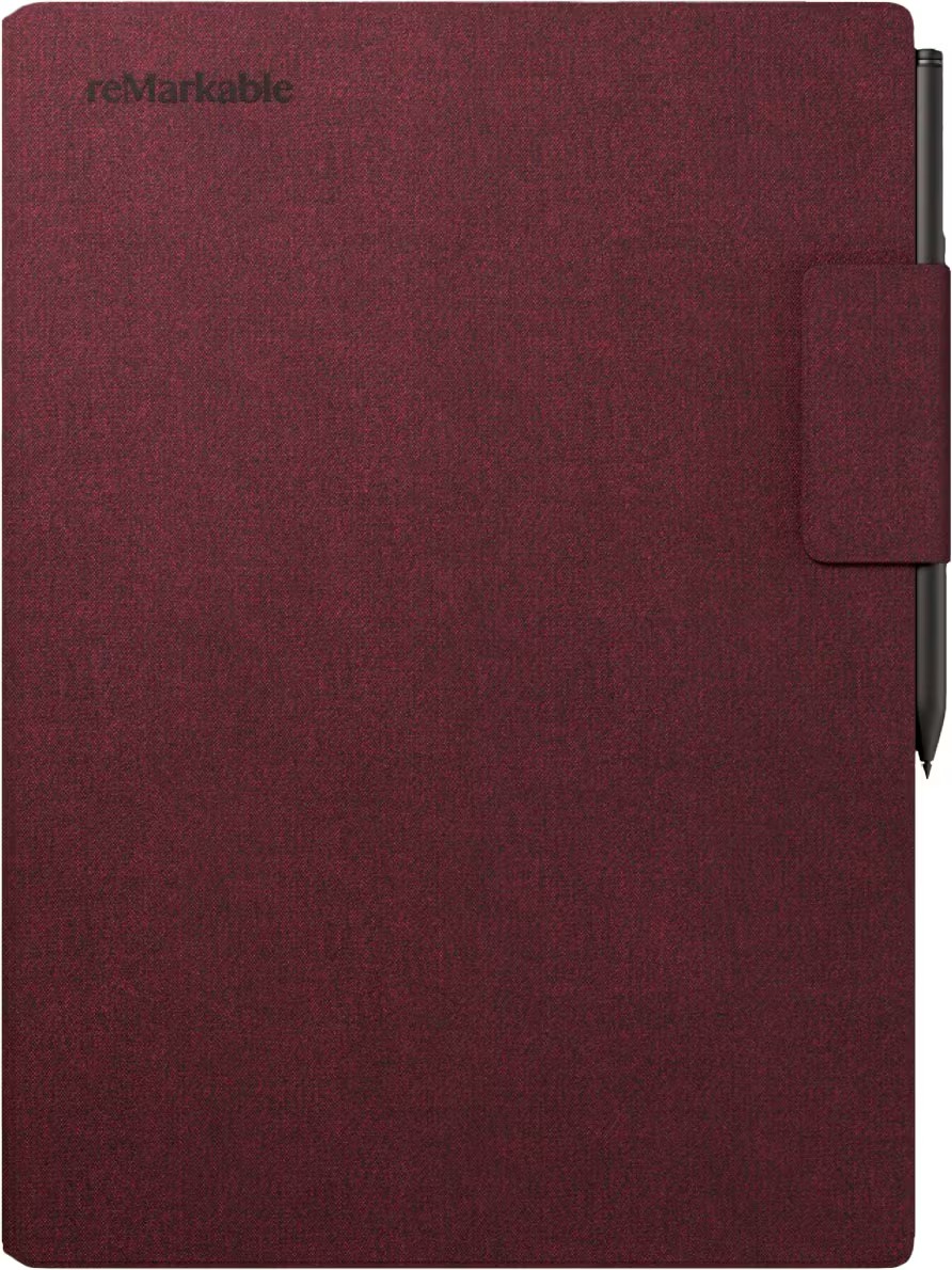 REMARKABLE PAPER PRO - MOSAIC WEAVE BOOK FOLIO FOR YOUR 11.8'' PAPER TABLET - BURGUNDY