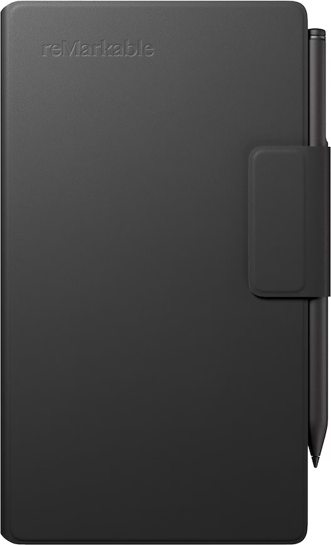 REMARKABLE - PAPER PRO MOVE - PREMIUM LEATHER BOOK FOLIO FOR YOUR 7.3'' PAPER TABLET - BLACK