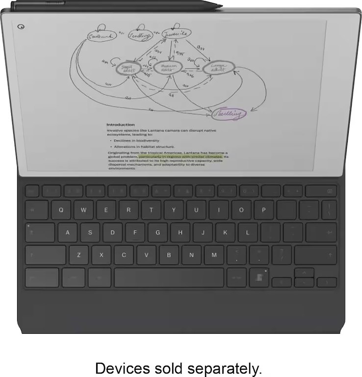 REMARKABLE PAPER PRO - MOSAIC WEAVE TYPE FOLIO KEYBOARD FOR YOUR 11.8'' PAPER TABLET - BASALT