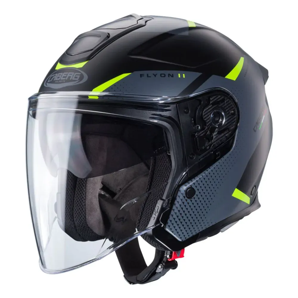 CABERG FLYON II BOSS MAT SIVA/FLUO ŽUTA/CRNA