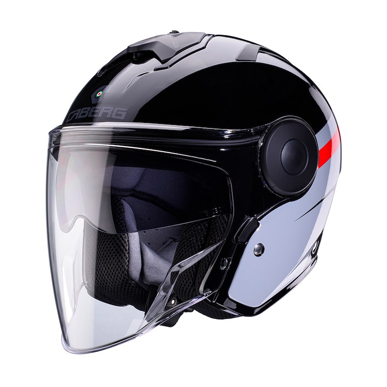 CABERG SOHO ZEPHYR CRNO/SIVO/CRVENA