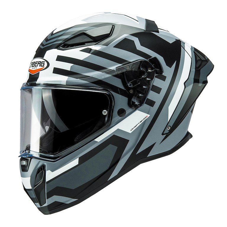 CABERG DRIFT EVO II HORIZON MAT SIVO/BELA/CRNA