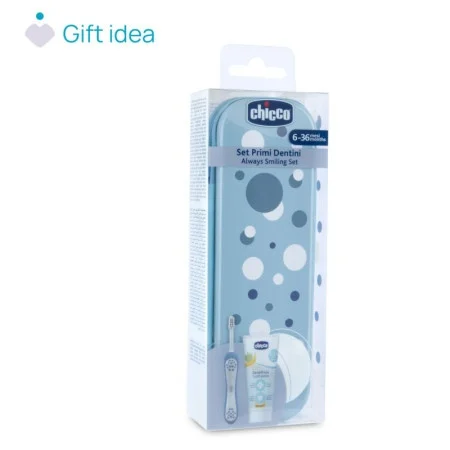 Chicco set za pranje zuba 6m+,plavi ( A091829 )