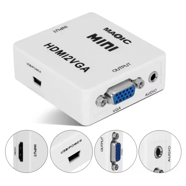 HDMI na VGA KONVERTOR MINI