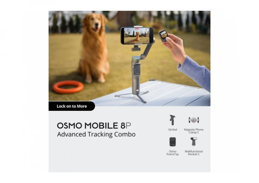 Gimbal za Telefon DJI Osmo Mobile 8P Advanced Tracking Combo