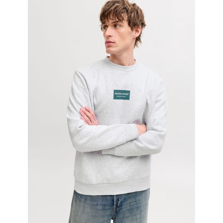 J&J Beli Muški Duks JJFRANK SWEAT CREW NECK