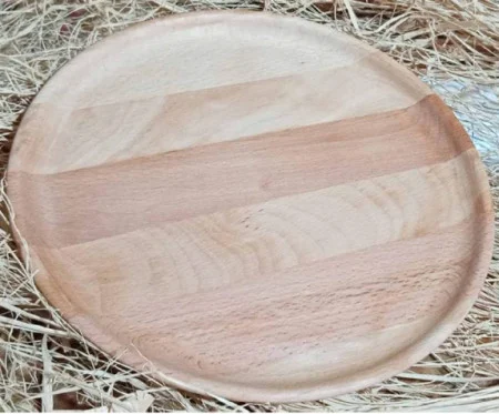 Wood holz tanjir plitki fi 250x20mm ( 714 ) bukva