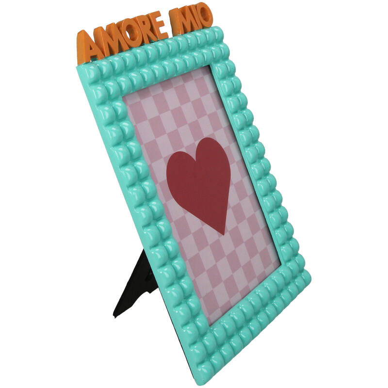 RAM ZA SLIKE – Photo Frame Amore Mio Polyresin Turquoise 13x18cm