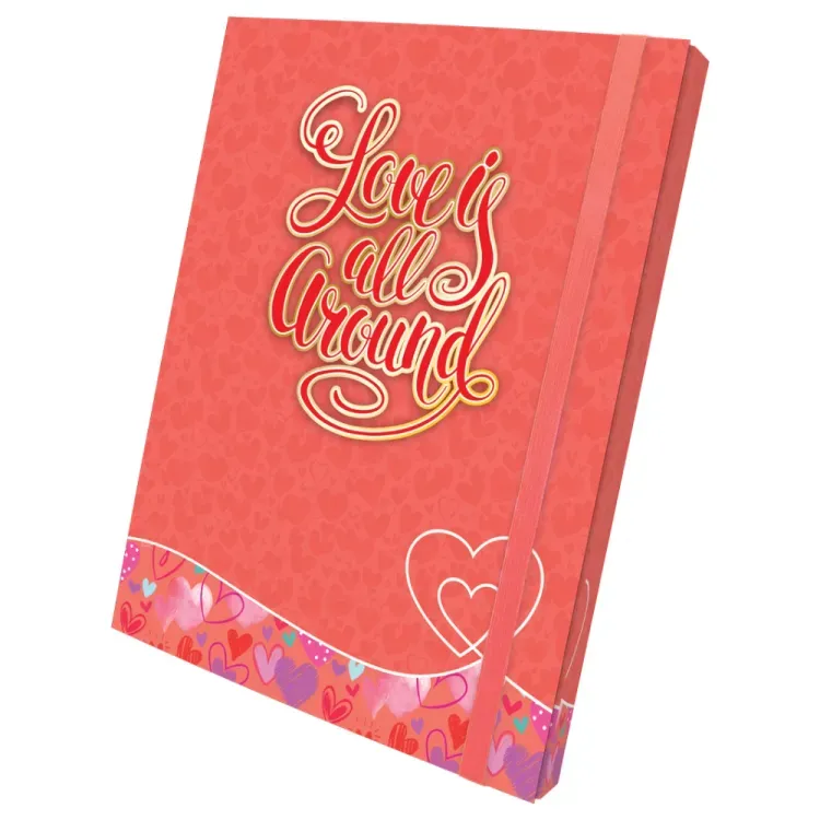 OPTIMUM A4 3D Box Love is all Fascikla sa gumom