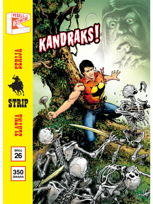 Zlatna serija 26 korica B Zagor Kandraks!