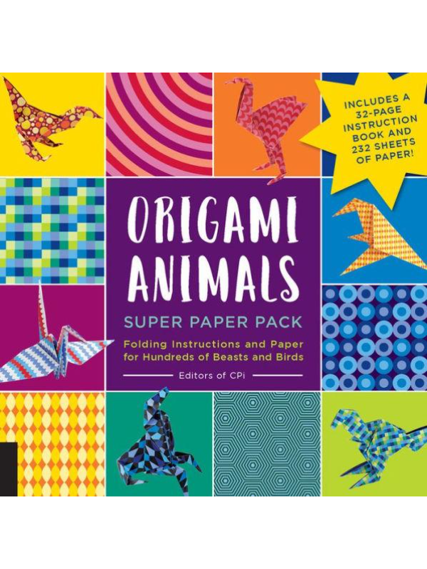Origami Animals Super Paper Pack