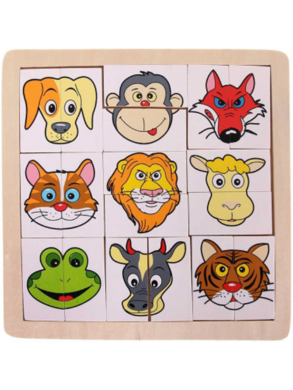 90312 Puzzle sa glavama životinja 8591864903122