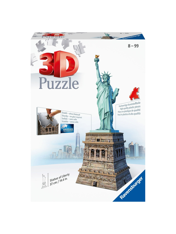 Ravensburger 3D Puzzle (Slagalice) – Statua Slobode Ra12584