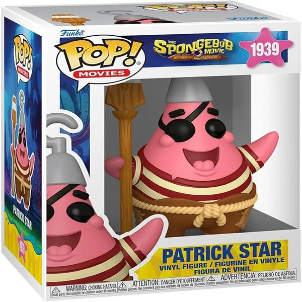 FUNKO POP! Figurica SUNĐER BOB - PARTIK ZVEZDA