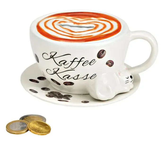 Kasica ŠOLJICA KAFE 14x8x13cm