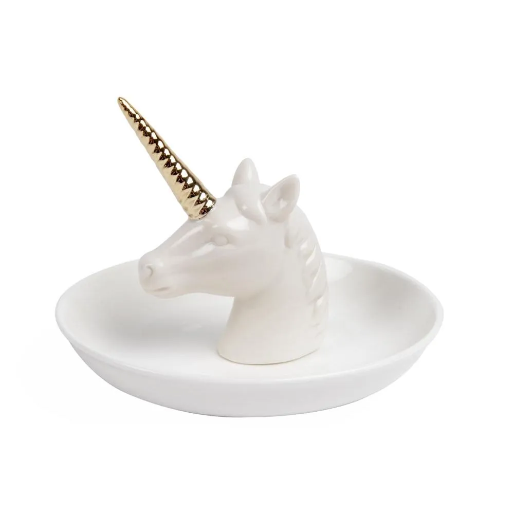 Stalak za Nakit RING HOLDER UNICORN XL WHITE CERAMIC
