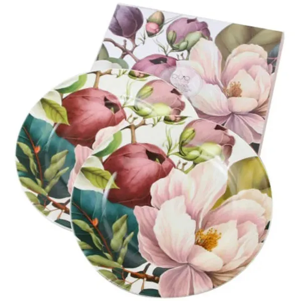 Set dva dezertna tanjira MAGNOLIAS