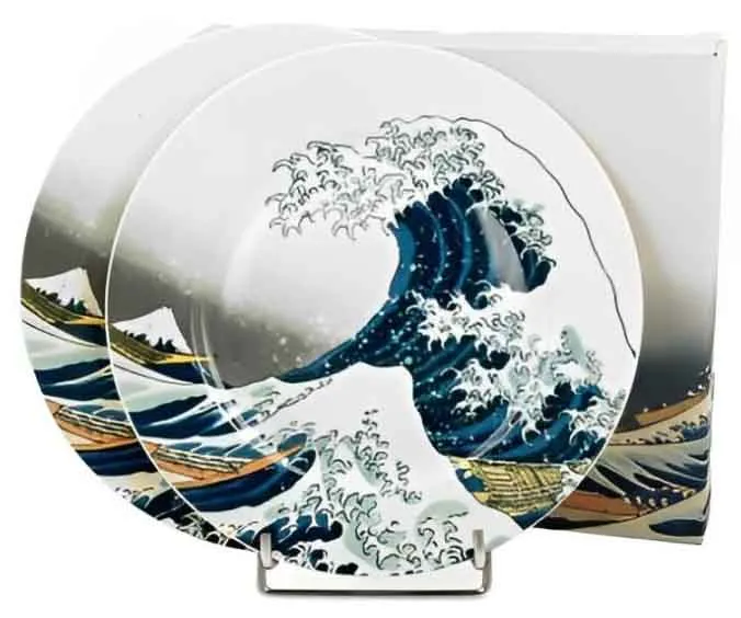 Set dva dezertna tanjira - THE GREAT WAVE - K. HOKUSAI