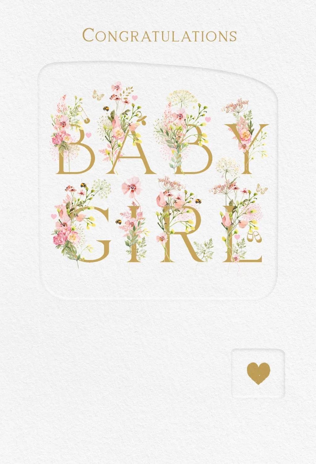 Čestitka za rođenje deteta BABY GIRL