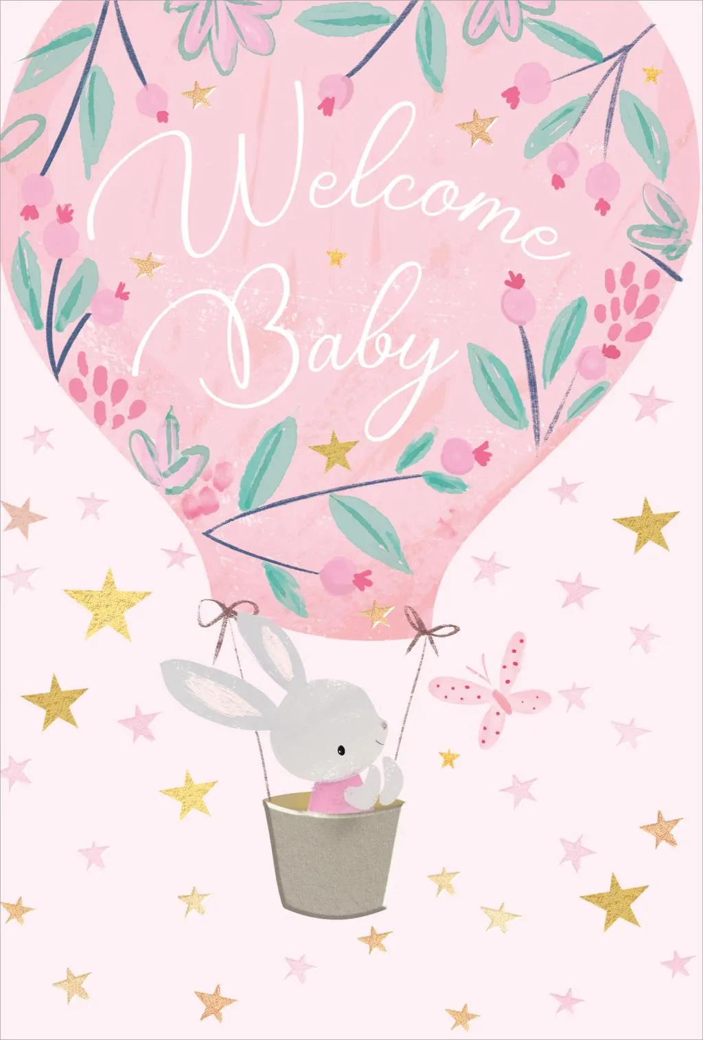 Čestitka PINK BALLOON