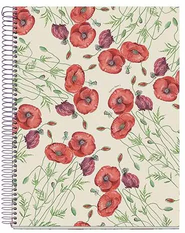 MIQUELRIUS notes A4 ENTREDOS PAPAVER RHOEDA linije