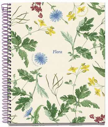 MIQUELRIUS notes A5 MEDITERRANEO B.FLORA kvadratići