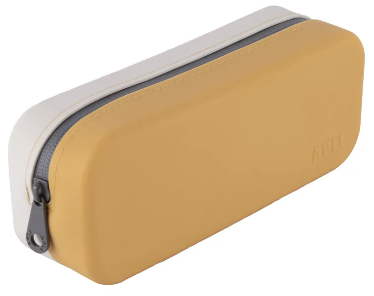 Silikonska pernica GREY / MUSTARD