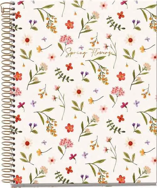 Notes CREMA SPRING FLOWERS A5