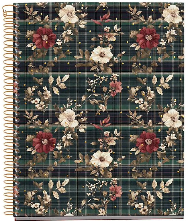 Notes POPPIES HIGHLAND DAYS A5 linije