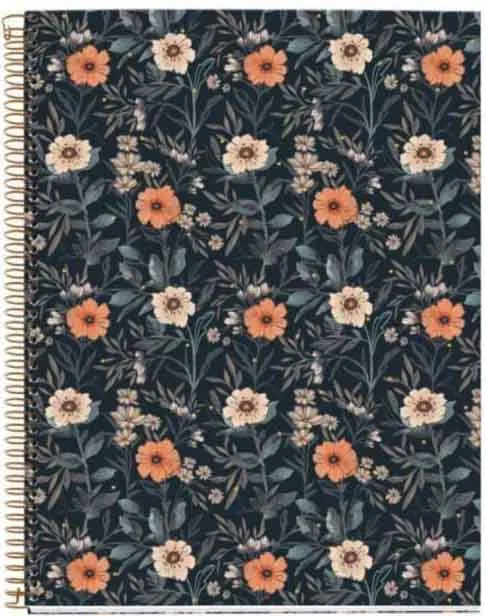 Notes BLOOM BRITISH BLOOM A4 kvadratići
