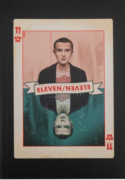 STRANGER THINGS A5 notes na linije ELEVEN