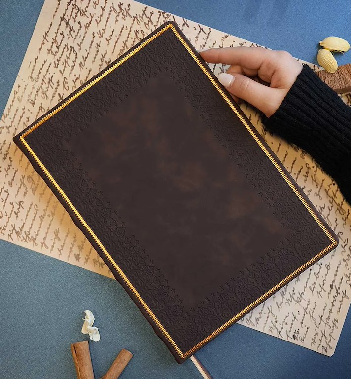 Notes 20x28 VICTORIA'S JOURNALS Vintage Brown, 192 strana