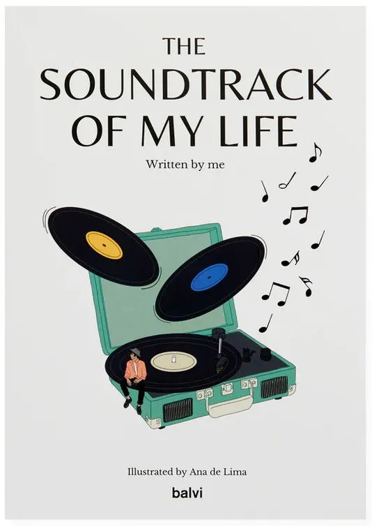 Notes A5 THE SOUNDTRACK OF MY LIFE, 192 stranica na linije