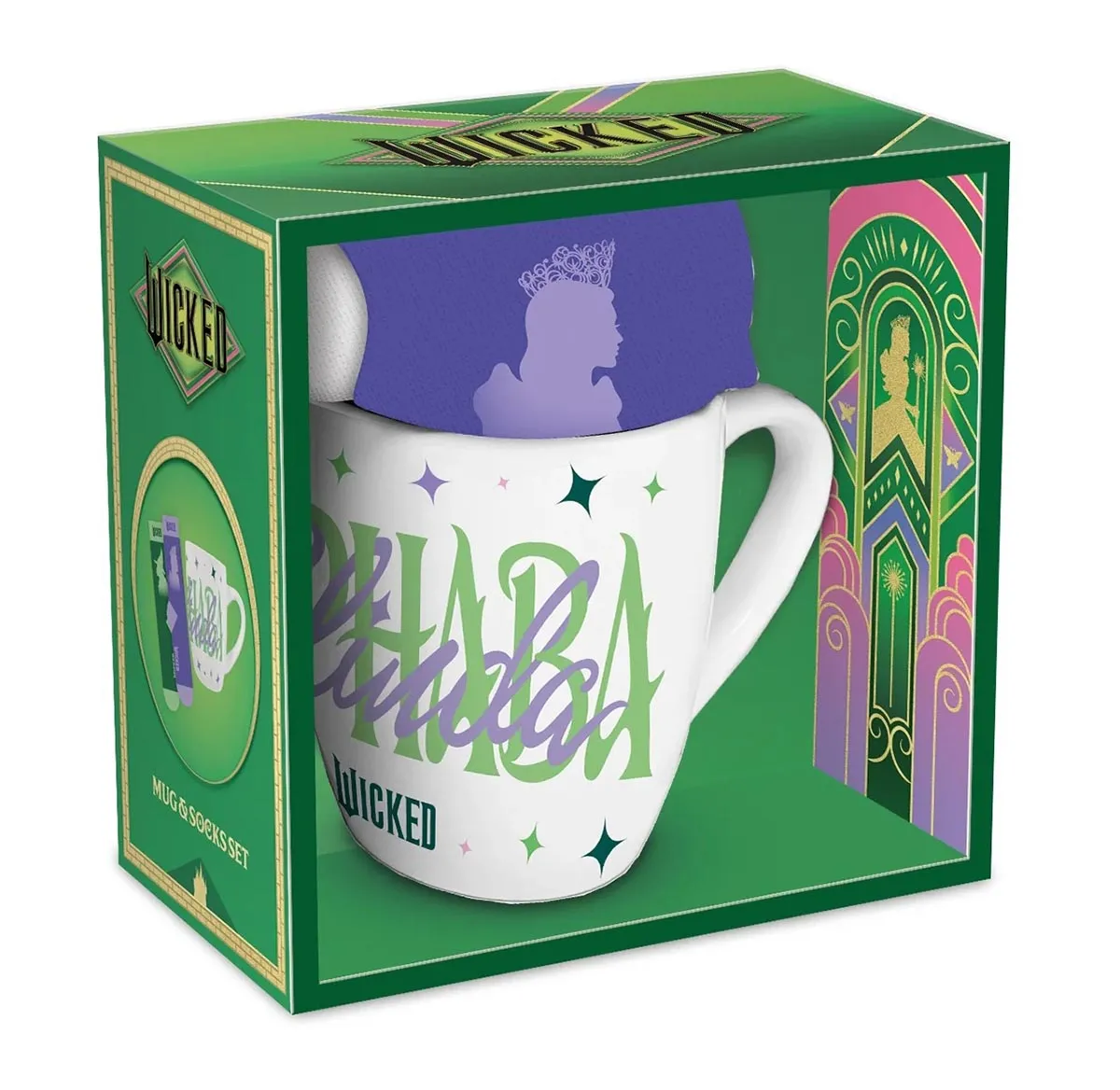 Poklon set šolja i čarape WICKED