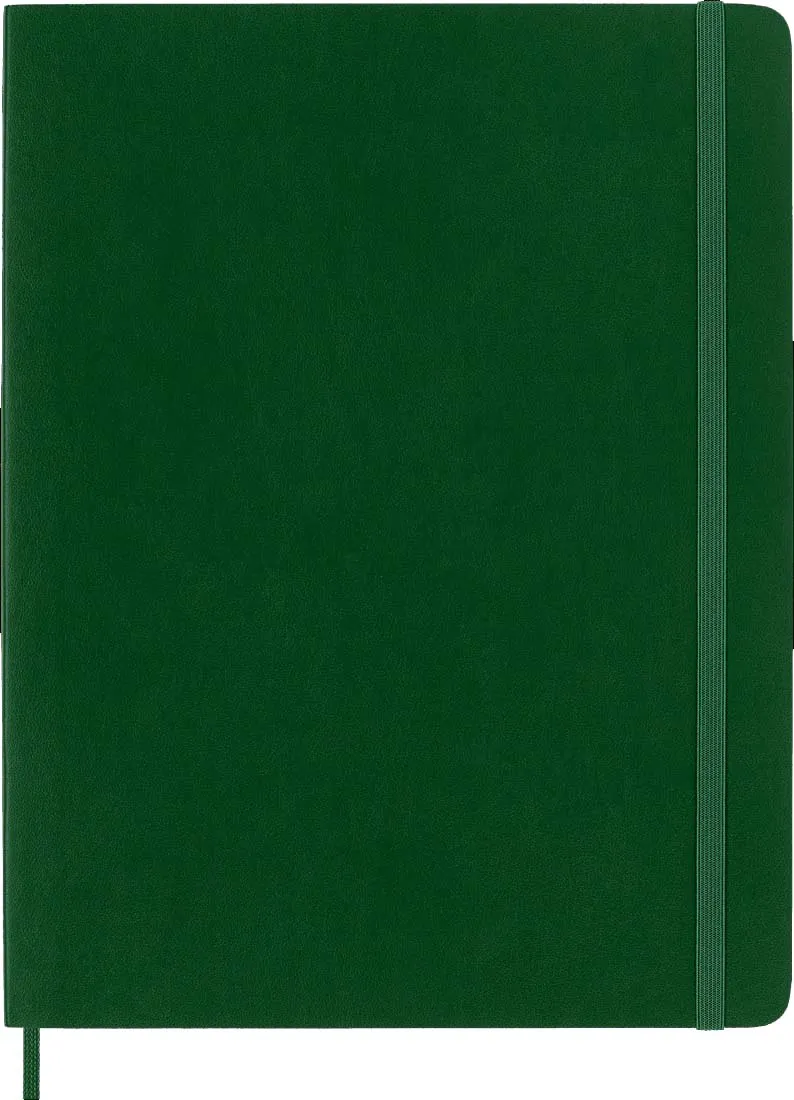 Notes na kvadratiće 19x25 XL MOLESKINE Myrtle Green soft