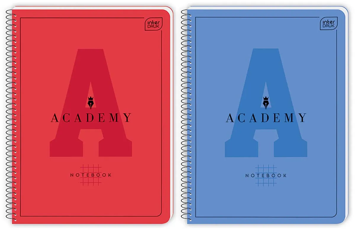 Notes A5 ACADEMY HYBRID 80 listova na kvadratiće (Više vrsta)