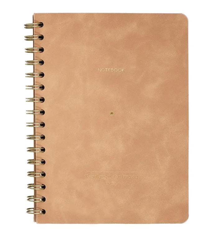 Notes na tačkice A5 IVORY meke korice - Terracotta
