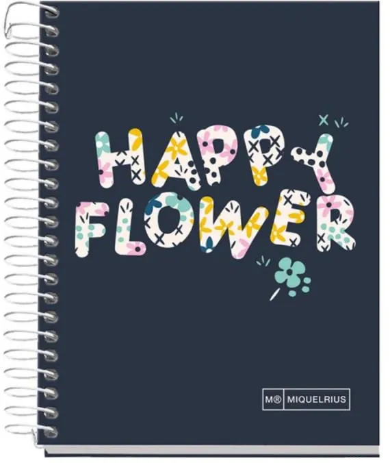 MIQUELRIUS sveska TP A6 - karo HAPPY FLOWER