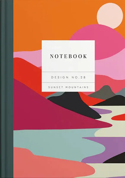 Notes A5 na linije TP, SUNSET MOUNTAINS KALEIDO