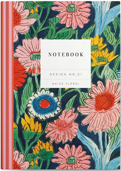 Notes A5 na linije TP, NAIVE FLORAL KALEIDO