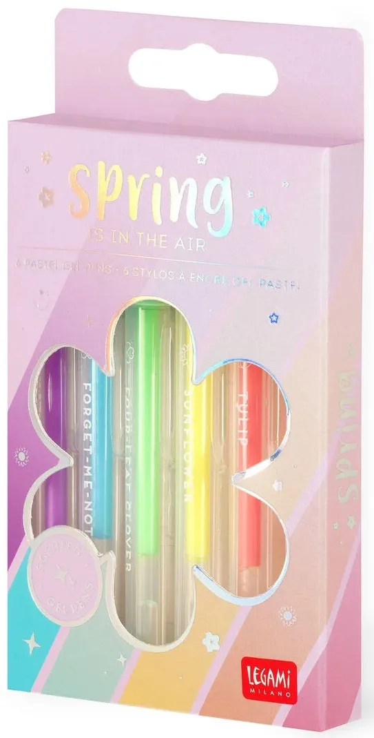 Set pastelnih gel olovaka SPRING IS IN THE AIR