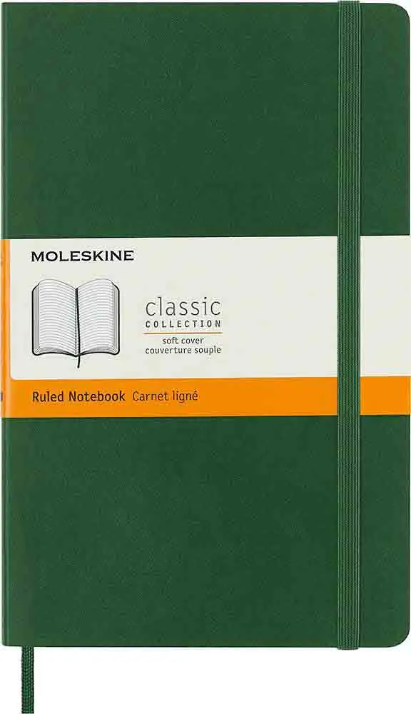 Notes Moleskin RUL MYRTLE zeleni