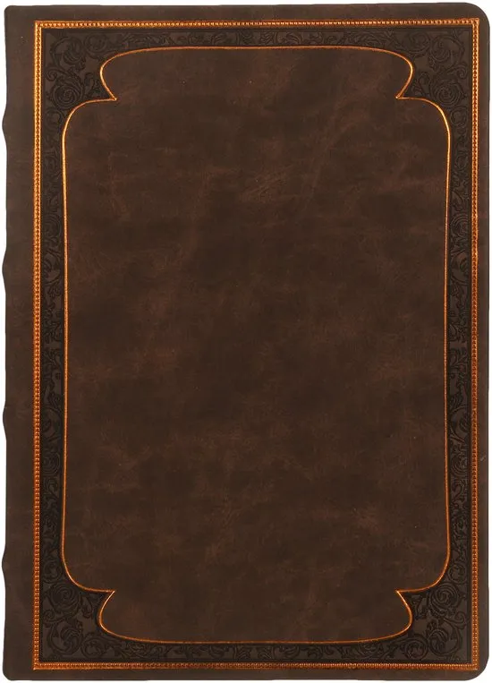Notes VICTORIA'S JOURNALS VINTAGE - BRAON 14x20, 128 strana na linije