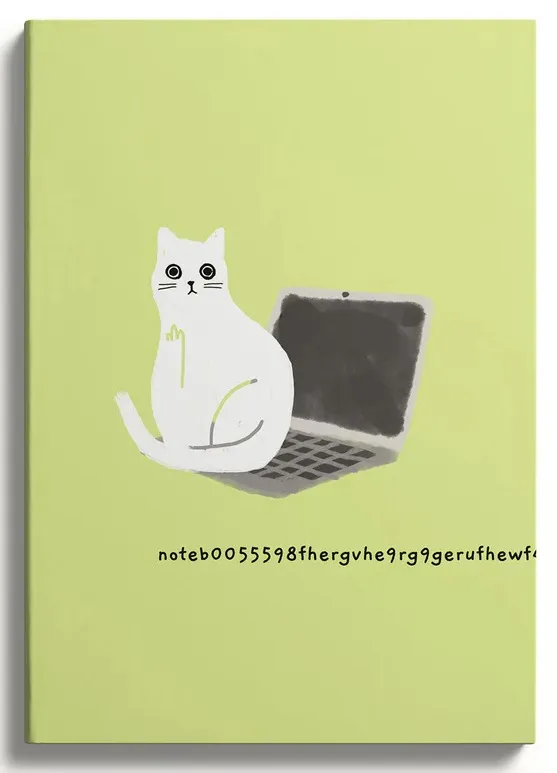 Notes A5 na linije LAPTOP CAT