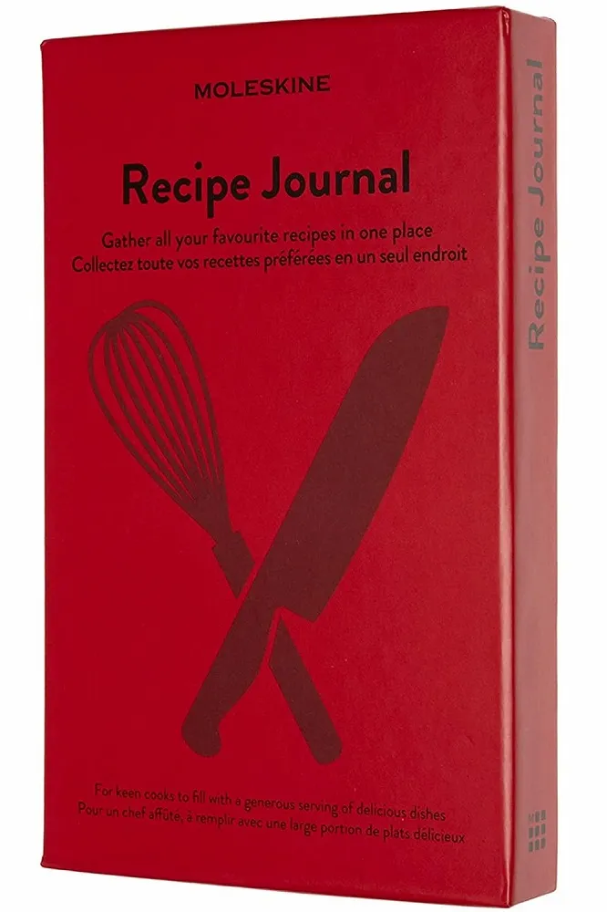 Notes Recipe Journal A5 MOLESKINE 13x20 cm Crveni (tvrde korice)