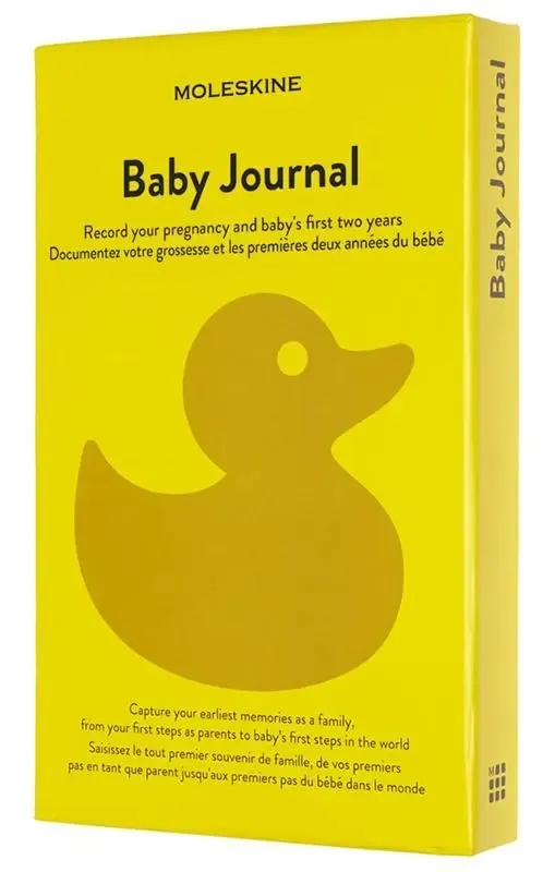 Notes Baby Journal A5 MOLESKINE 13x20 cm Žuti (tvrde korice)