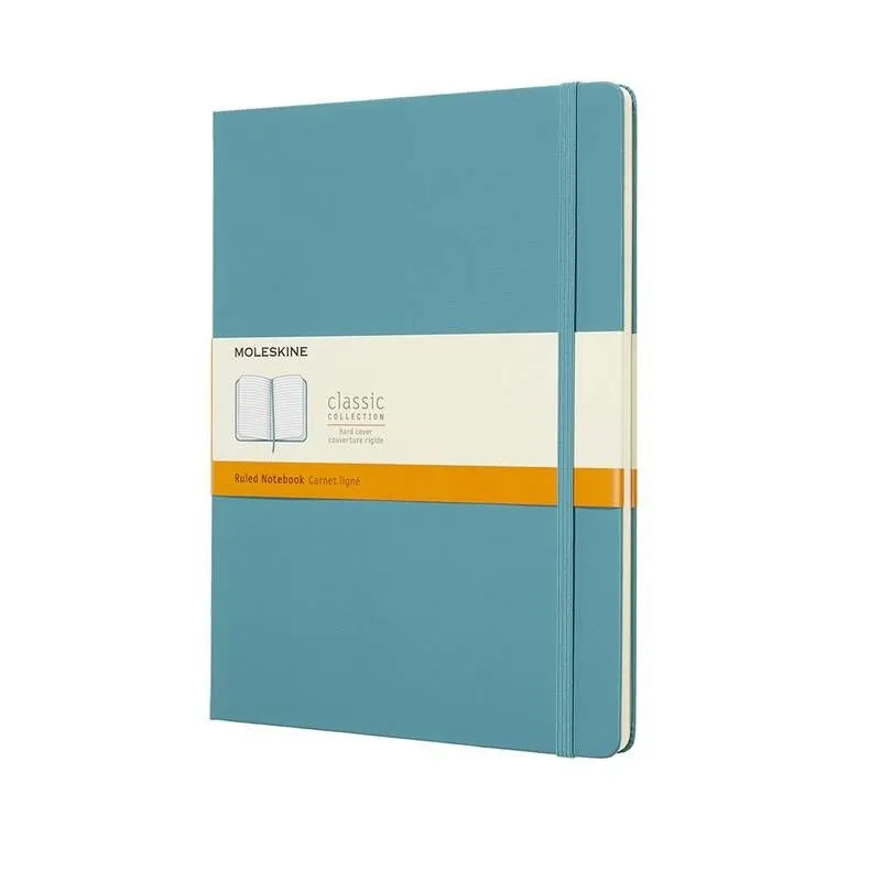 Notes B5 MOLESKINE 19x25 cm Svetlo plavi (tvrde korice, na linije)