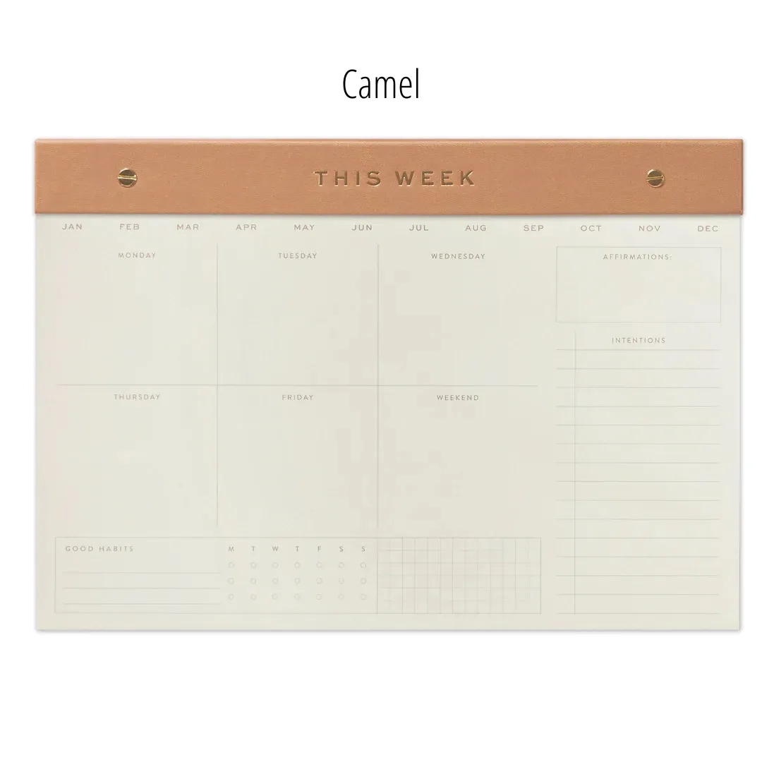 Nedeljni planer B4 - CAMEL - THIS WEEK 25x35 cm