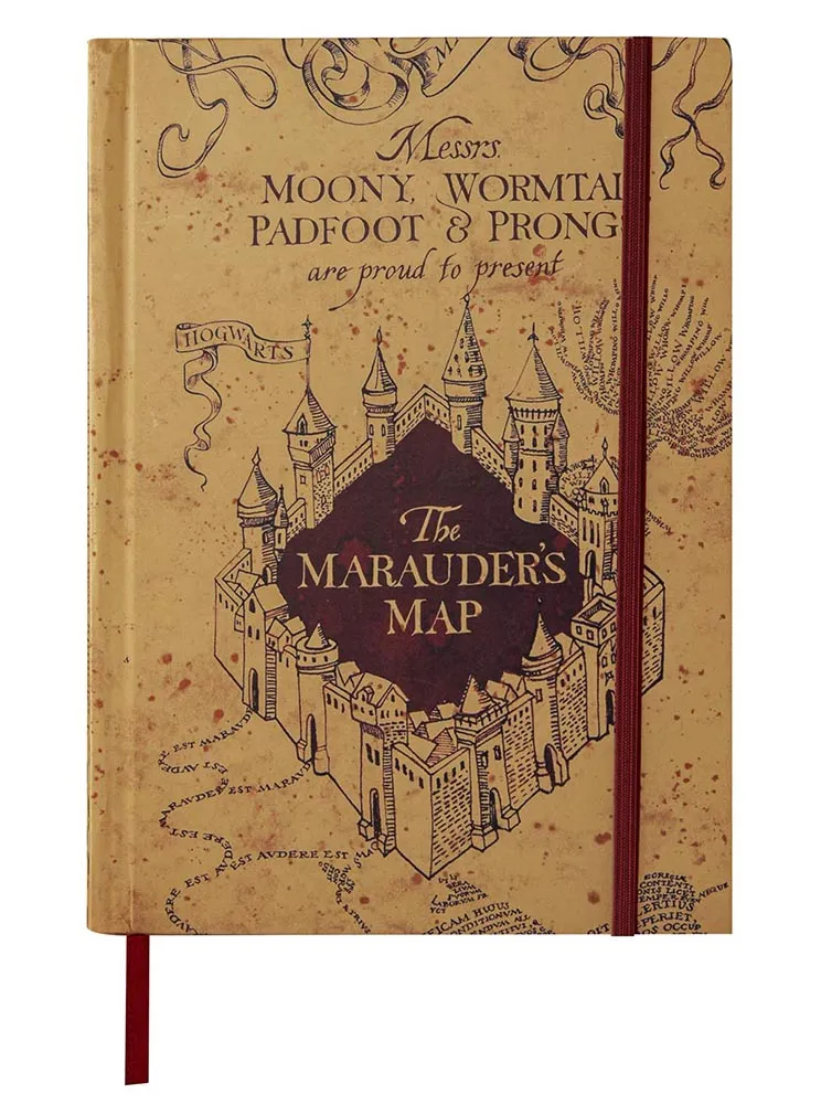 Notes A5 MARAUDER'S MAP