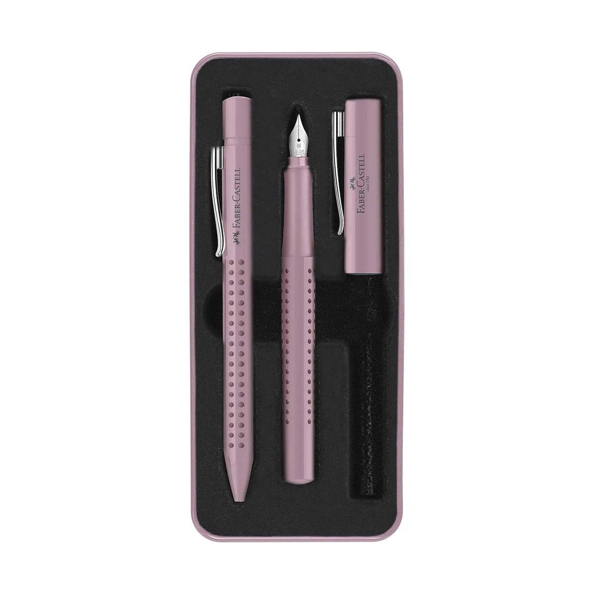 FC set hemijska I naliv pero FABER CASTELL - ROZE